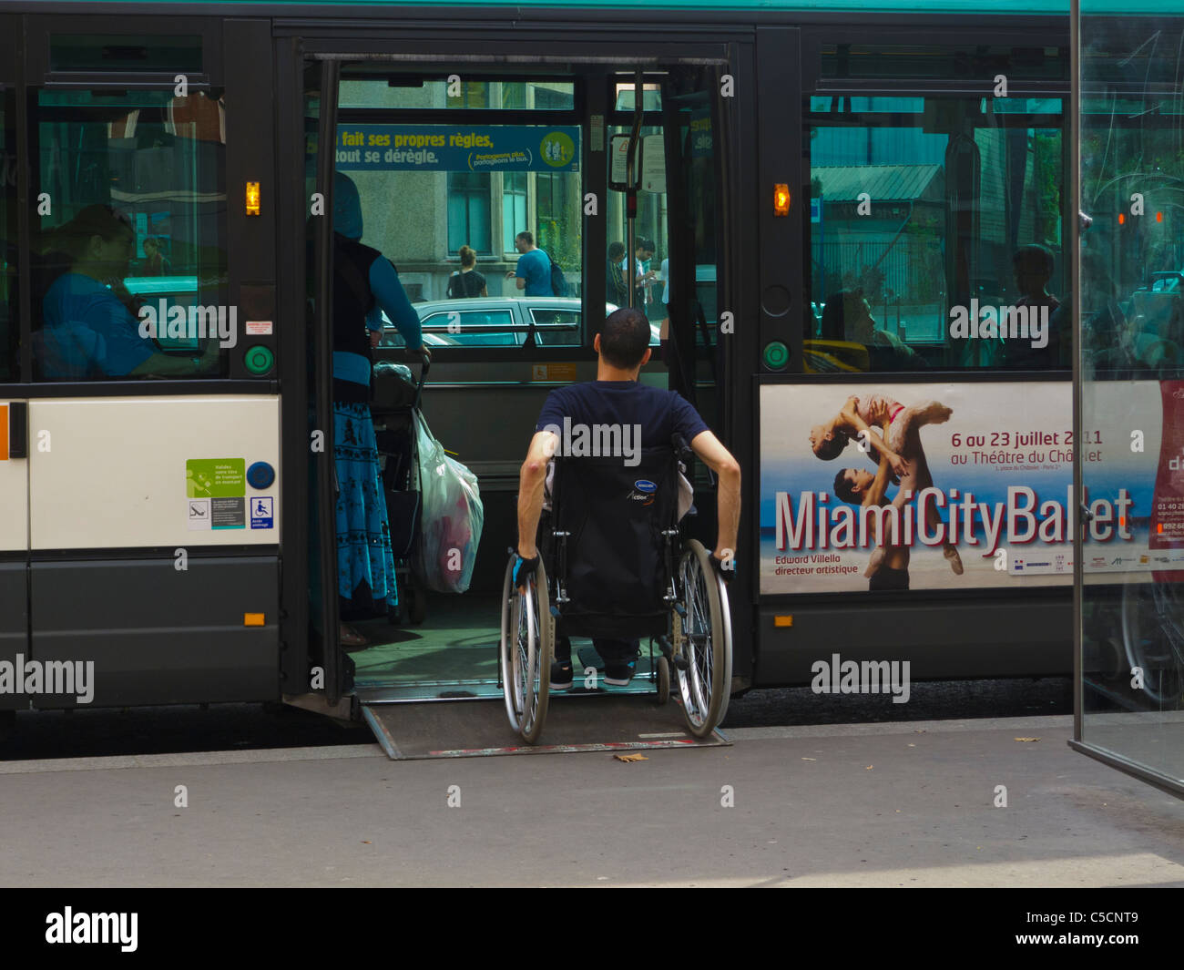 Advertisement on back public transport -Fotos und -Bildmaterial in ...