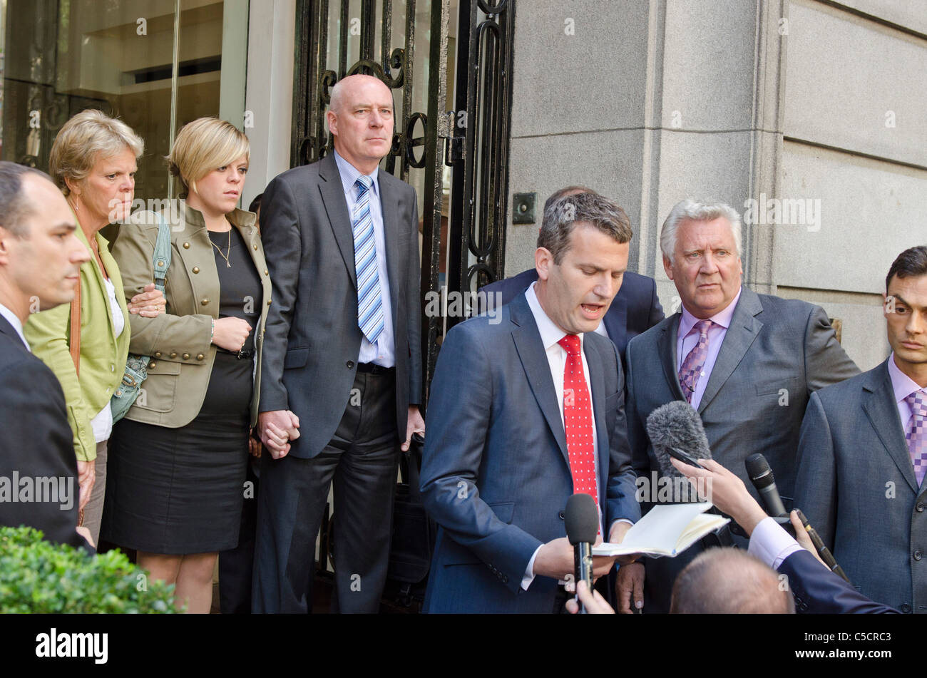 Dowler Familie, Mark Lewis Anwalt - Presseerklärung nach Murdoch ...
