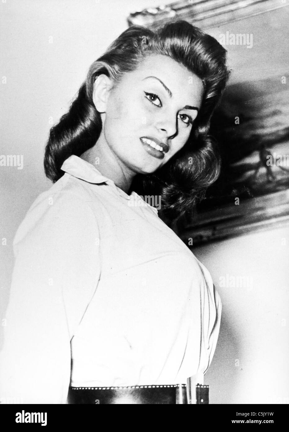 Sophia Loren 1954 Stockfotos und -bilder Kaufen - Alamy