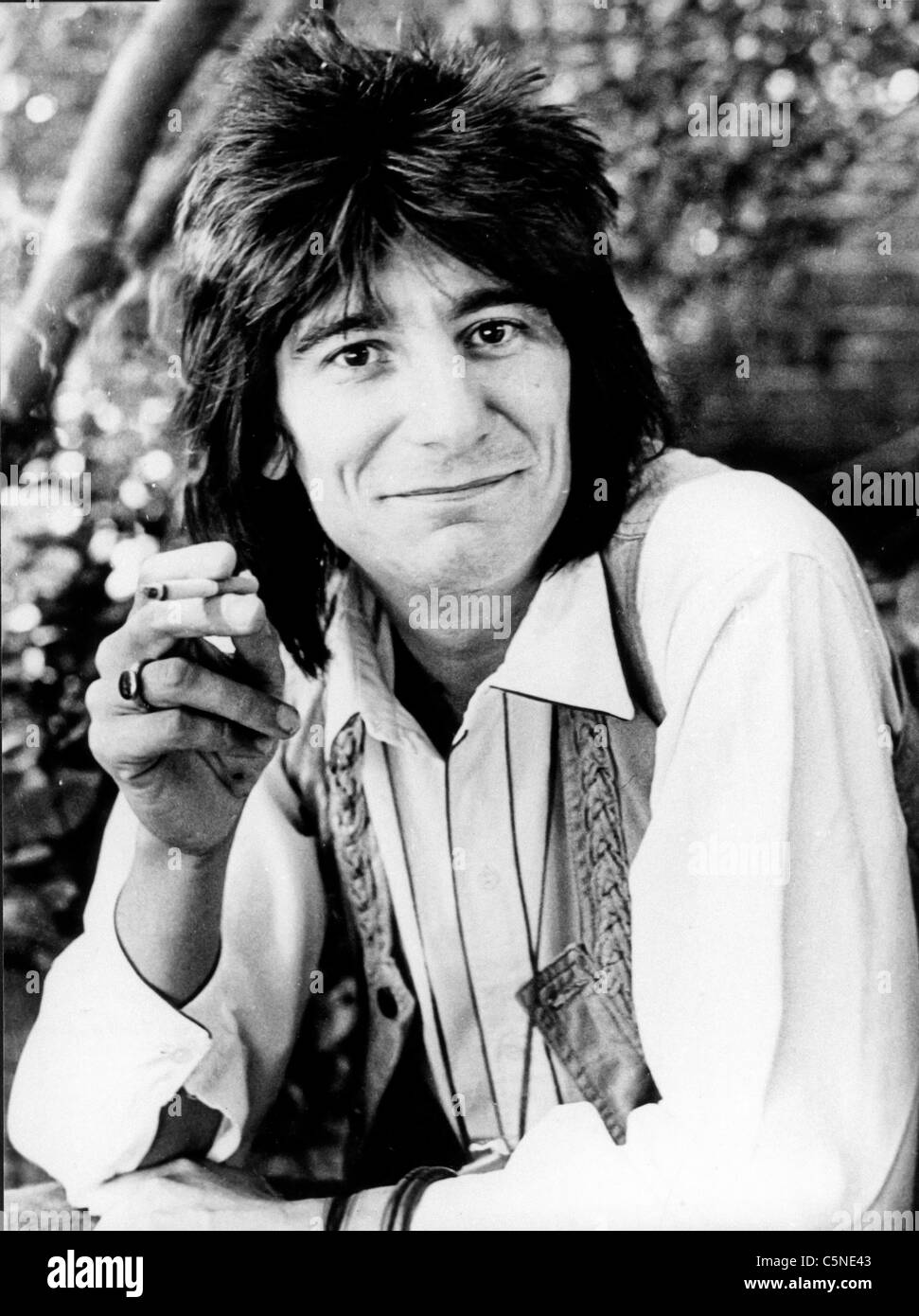 Ron Wood, Rolling Stones, 70s Stockfotografie - Alamy