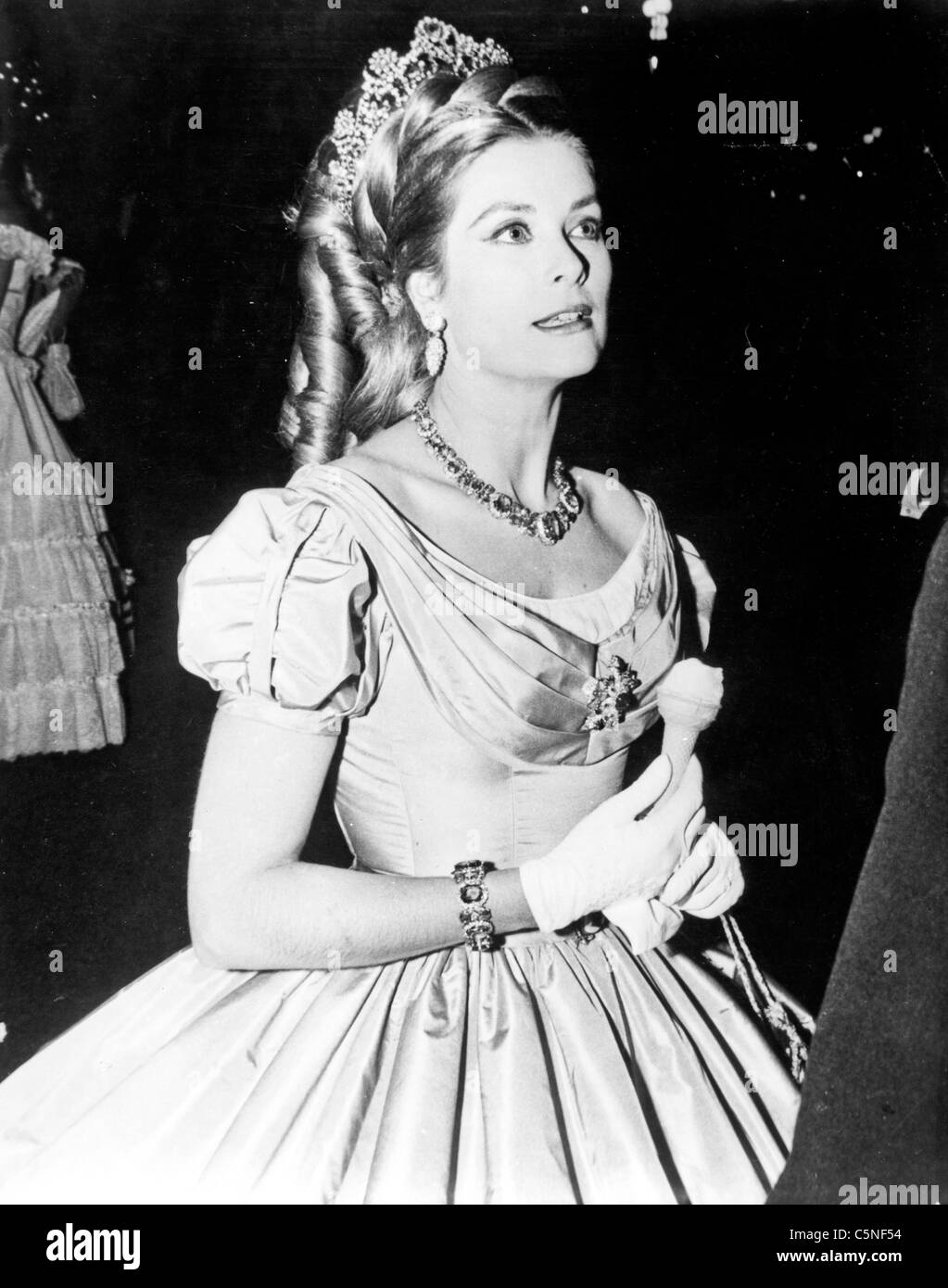 Grace Kelly heiratete Fürst Rainier III von Monaco Stockfotografie - Alamy