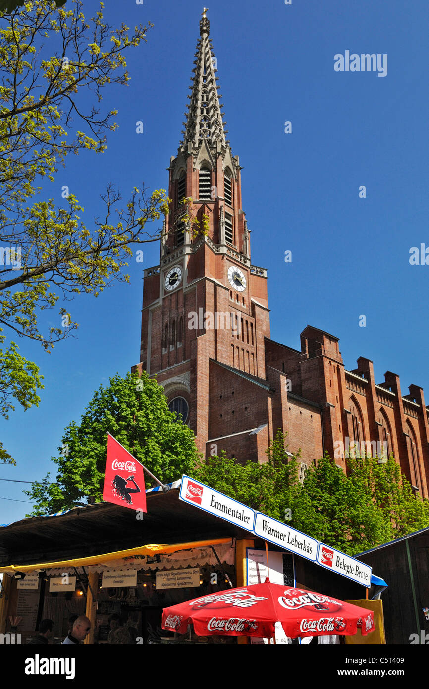 Deutschland, Bayern, München, Maria-Hilf-Kirche, Auer Dult ...