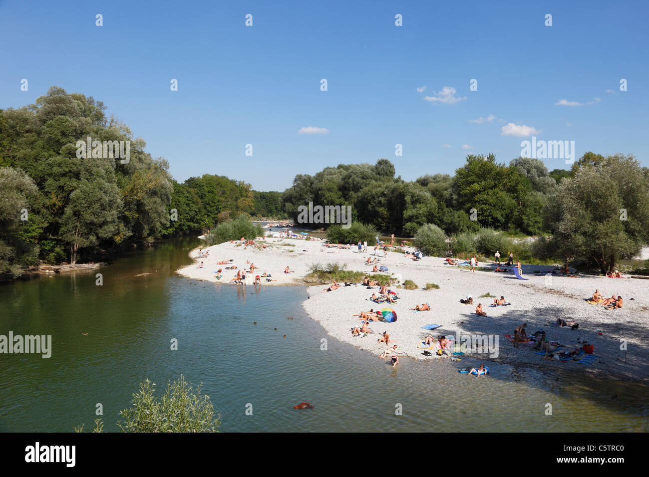 Flaucher at isar river -Fotos und -Bildmaterial in hoher Auflösung – Alamy