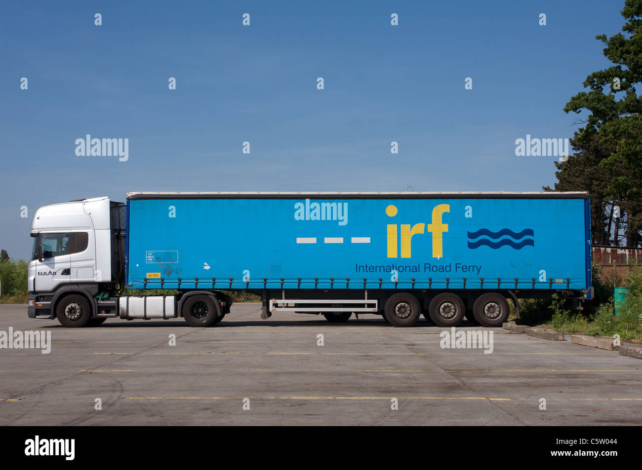International Road Ferry (IRF) LKW Stockfotografie - Alamy
