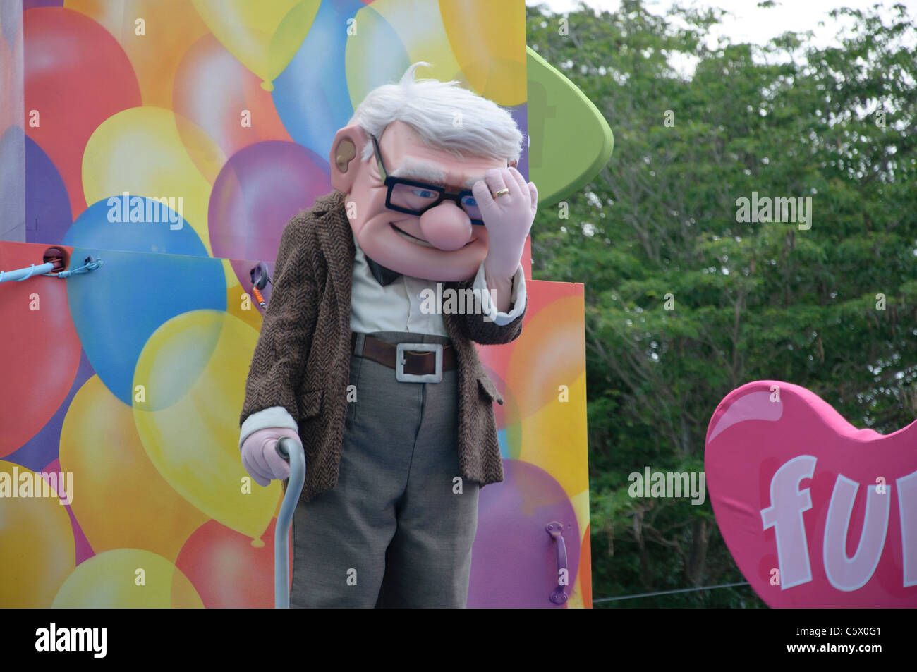 Carl von oben in den Disney-Pixar-Countdown zum Spaß parade in Walt ...