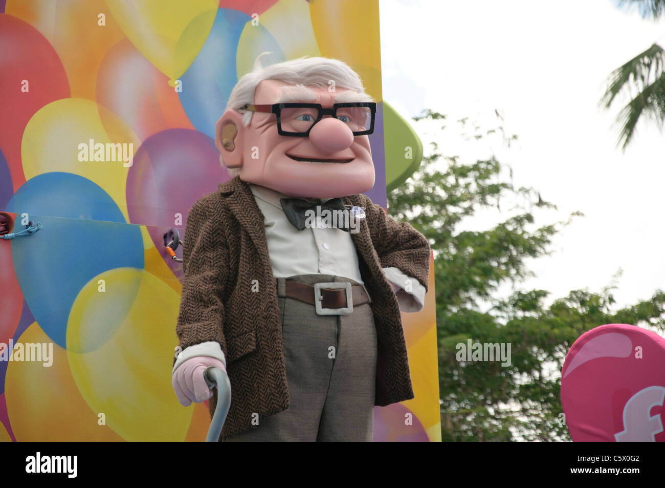 Carl von oben in den Disney-Pixar-Countdown zum Spaß parade in Walt ...
