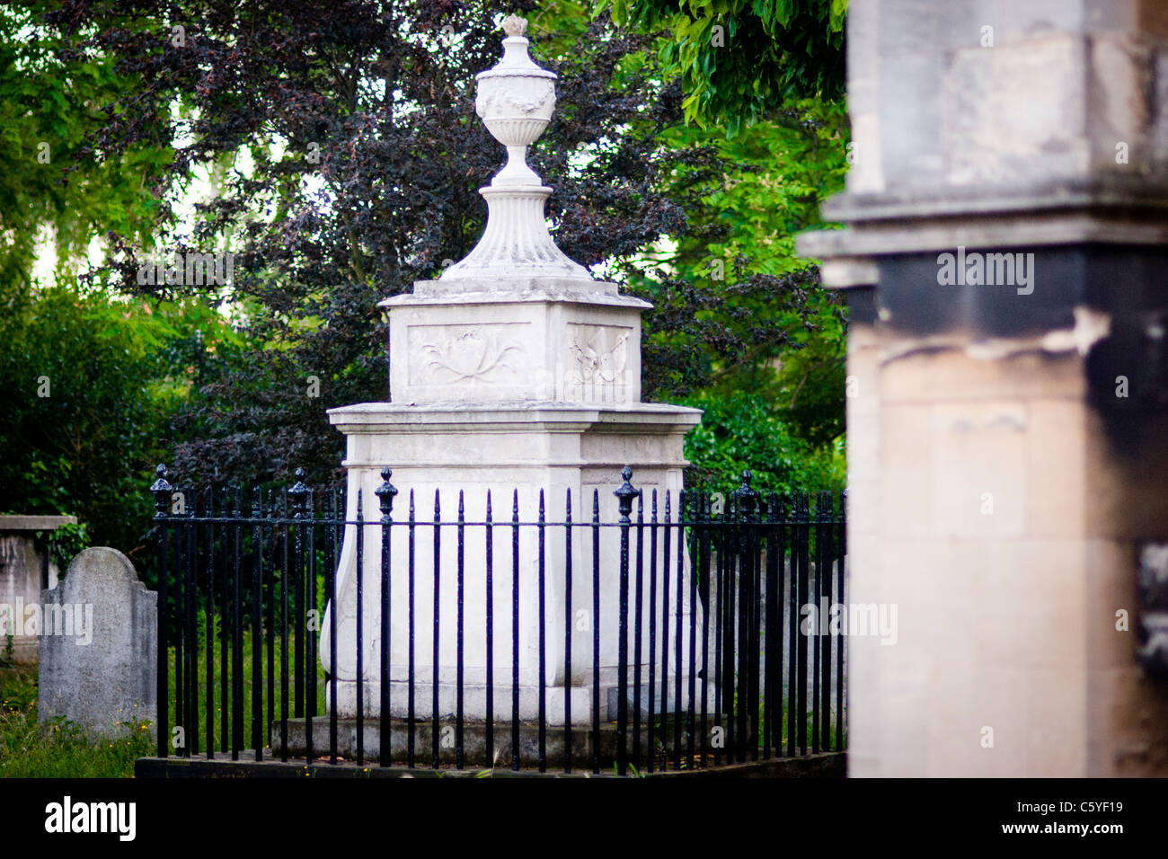 Hogarth das Grab Stockfotografie - Alamy