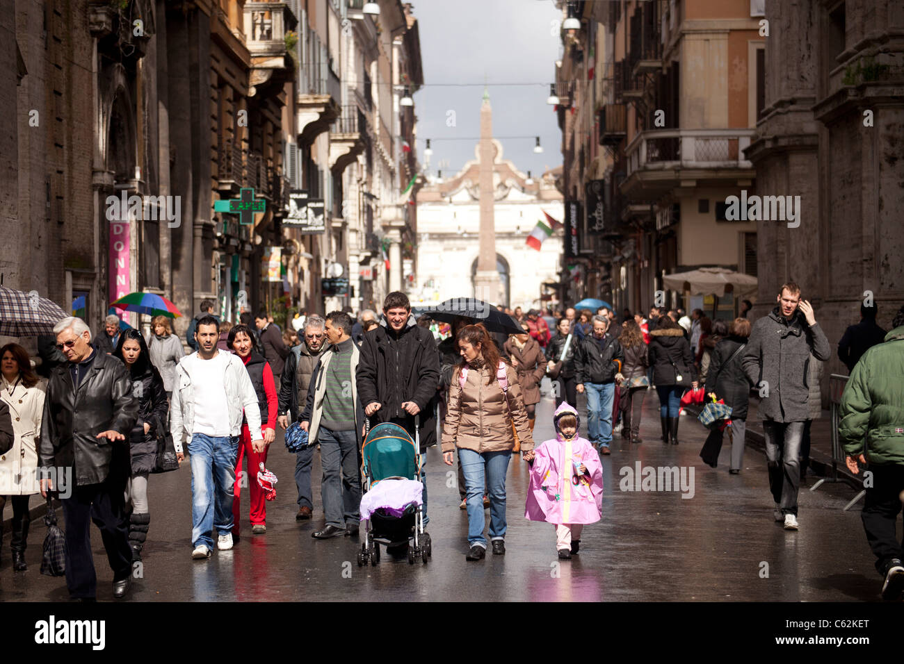 Rom via del corso -Fotos und -Bildmaterial in hoher Auflösung – Alamy