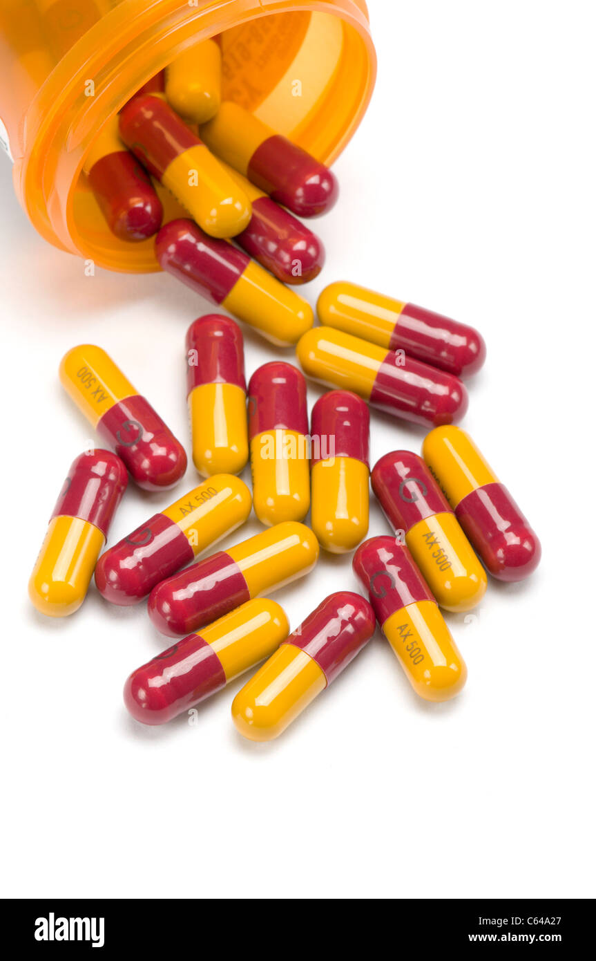 Verschreibungspflichtiges Medikament "Kapseln Stockfotografie - Alamy