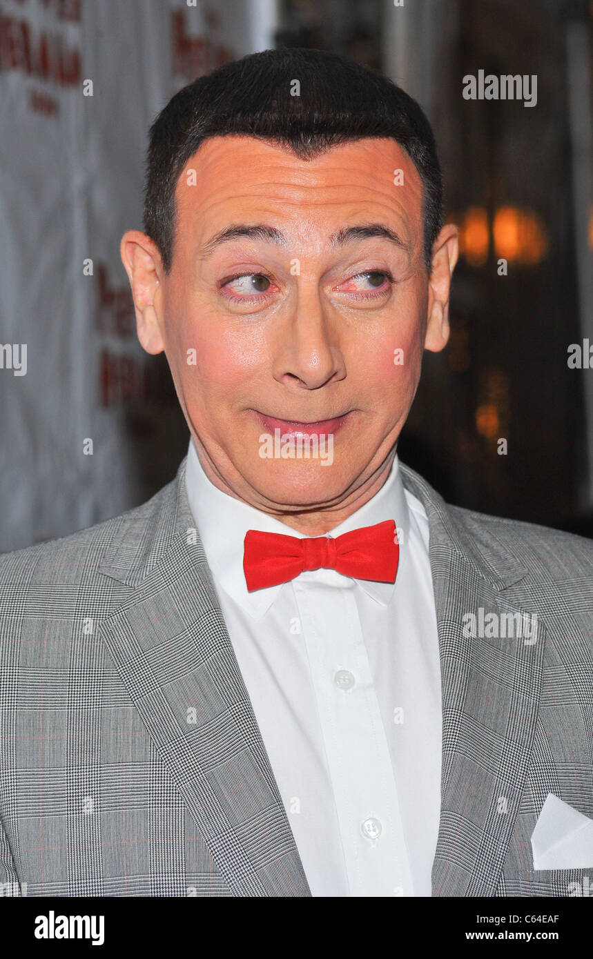 Paul Reubens, Pee-Wee Herman auf der after-Party für die Pee-Wee Herman ...