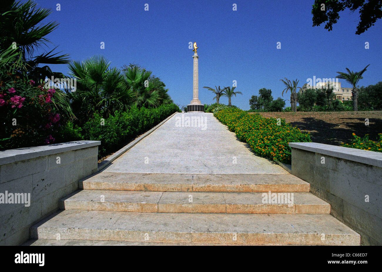 Malta Memorial, Malta. Denkmal für die 2300-Flieger, der gestorben und ...
