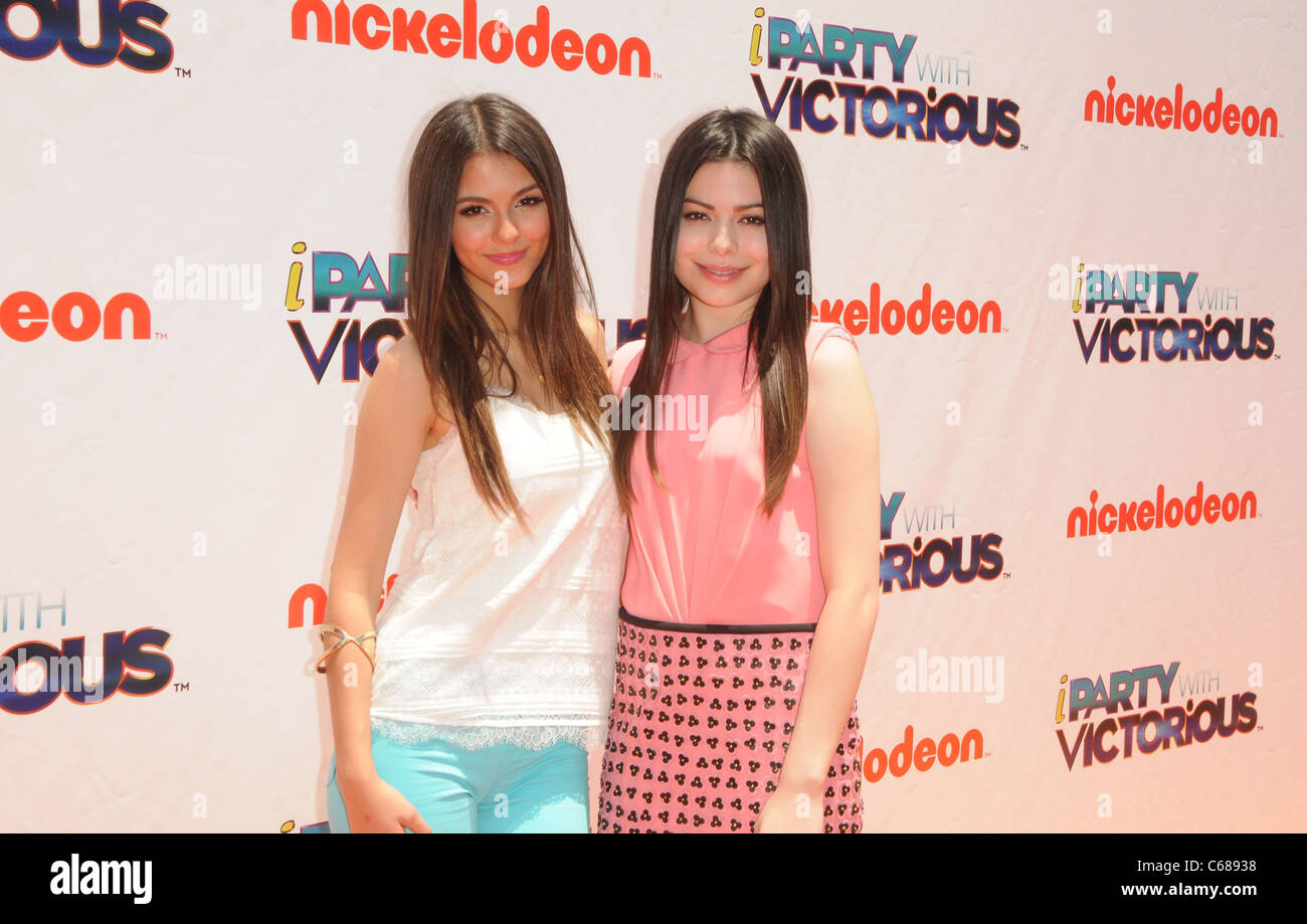 Miranda cosgrove and victoria justice -Fotos und -Bildmaterial in hoher ...