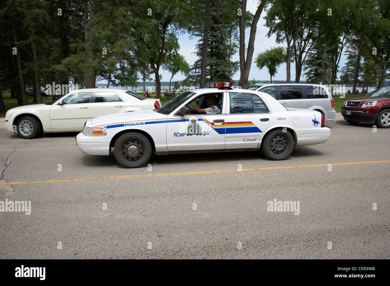 RCMP Grc Polizei Streifenwagen Patrol Fahrzeug Wasagaming Riding ...