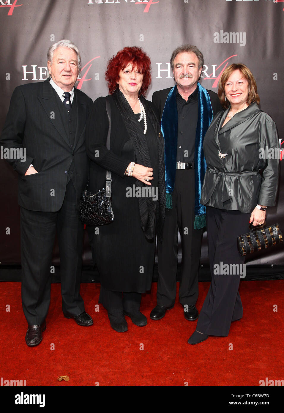 Wolf Gremm, Regina Ziegler, Jo Baier und Frau Gertrud bei der Premiere ...
