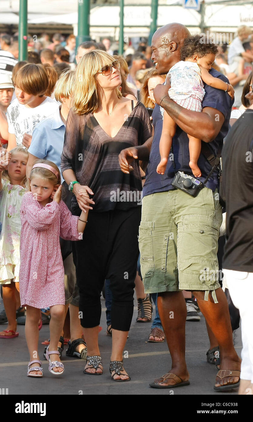 Heidi Klum Und Ehemann Seal Mit Ihren Kindern Leni Lou Sulola Henry