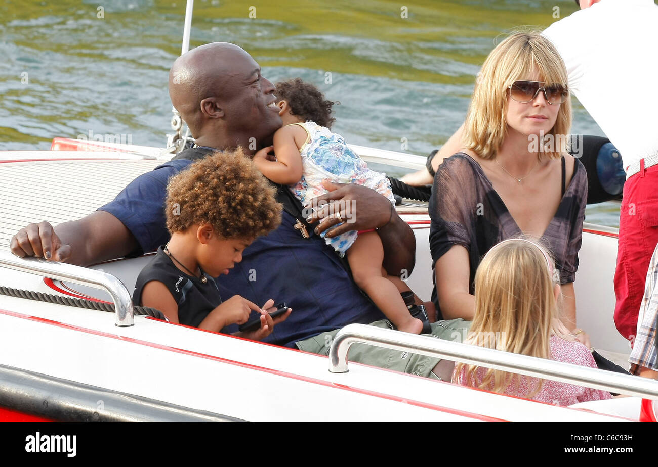 Heidi Klum Und Ehemann Seal Mit Ihren Kindern Leni Lou Sulola Henry