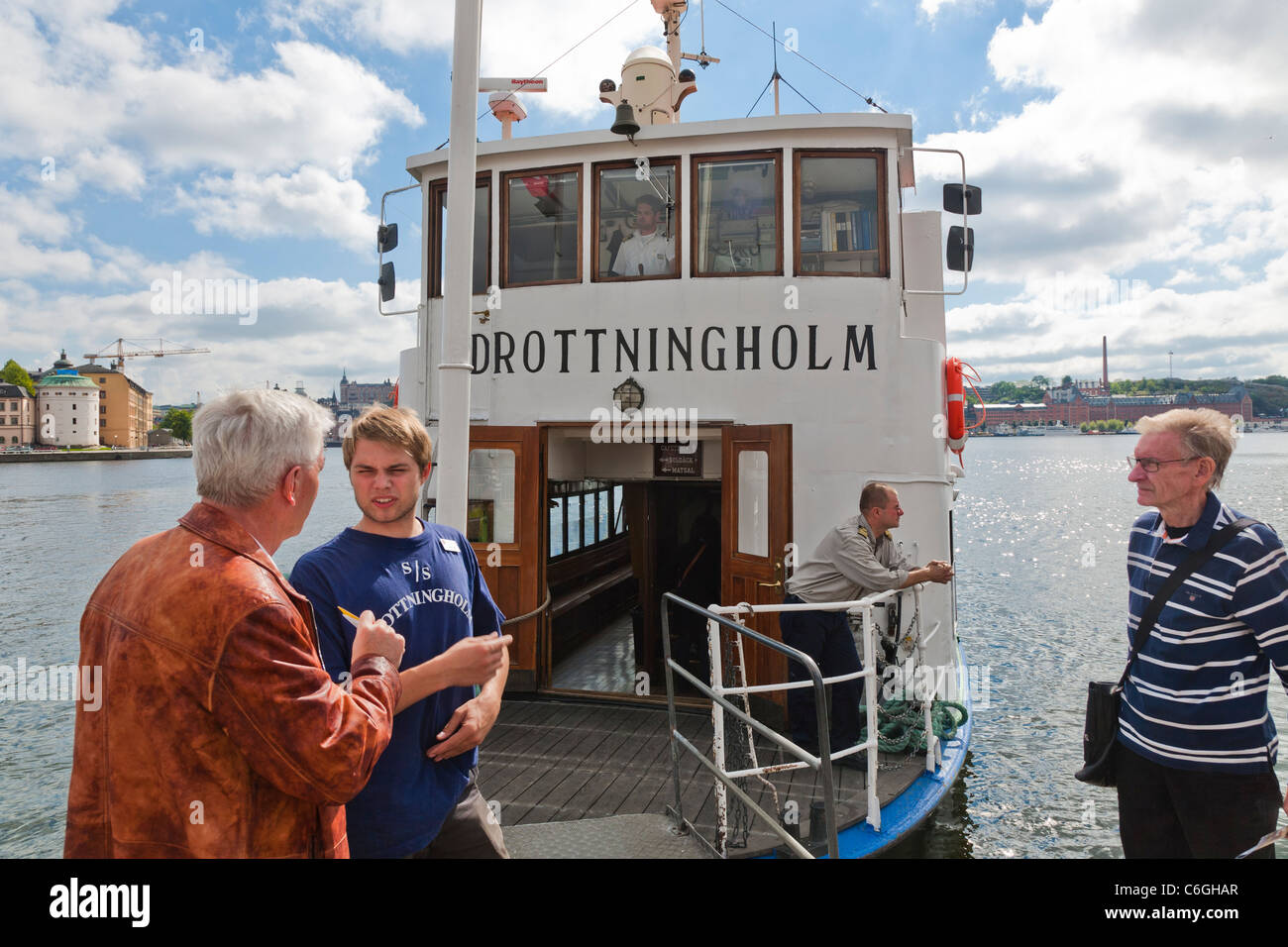 Die s/s Drottningholm in Stockholm, Schweden Stockfotografie - Alamy
