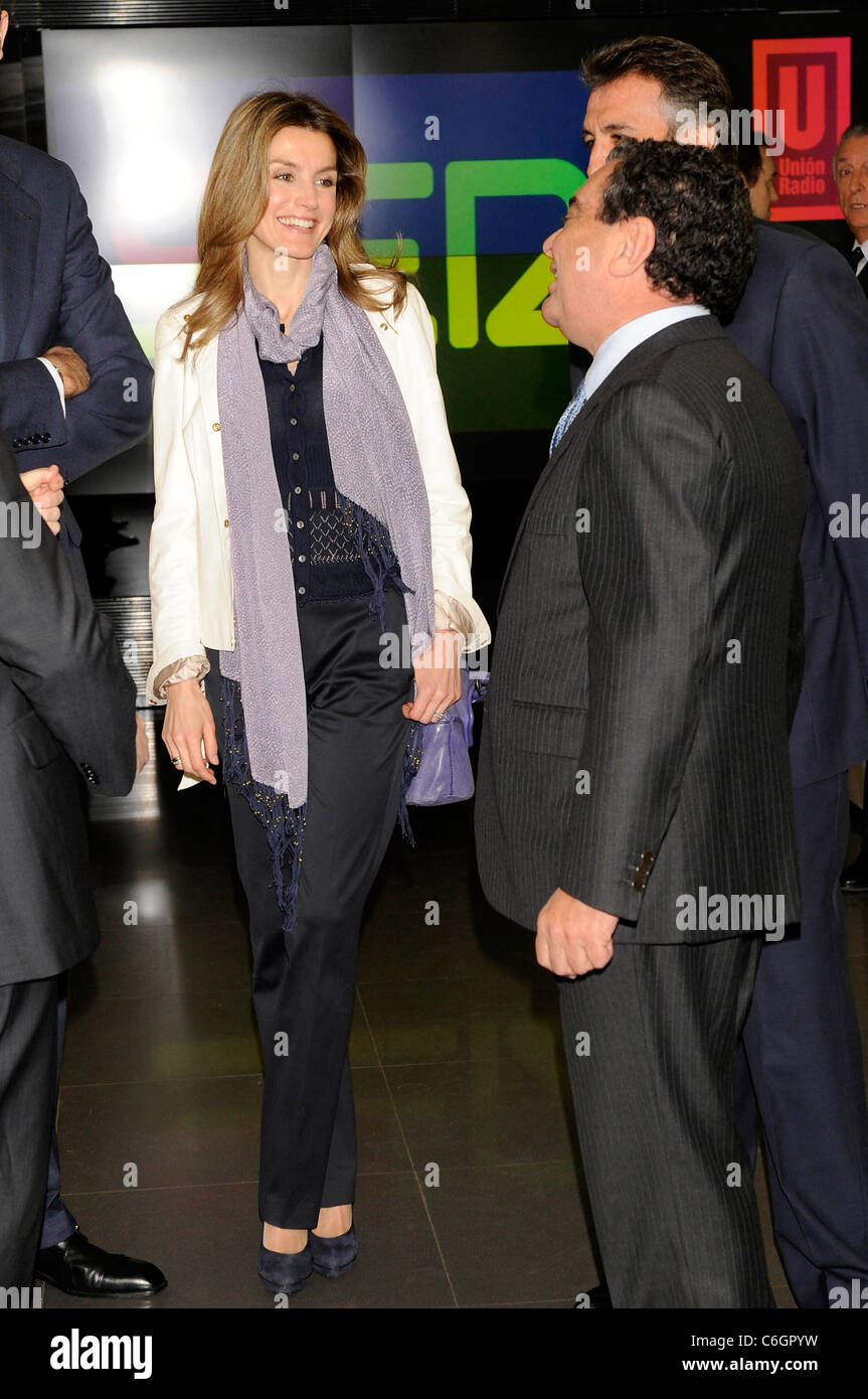 Prinzessin Letizia von Spanien und Augusto Delkader Prince Felipe und ...