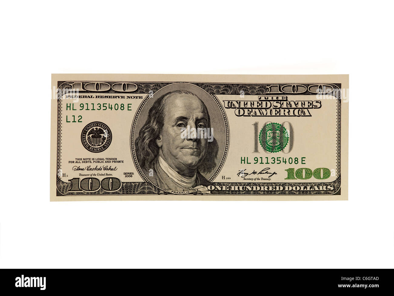 100 Dollar Schein Stockfotos und -bilder Kaufen - Alamy