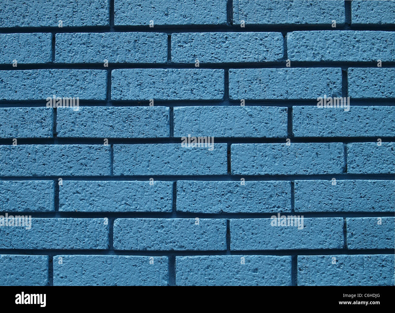 Blue brick wall background Stockfotos und -bilder Kaufen - Alamy