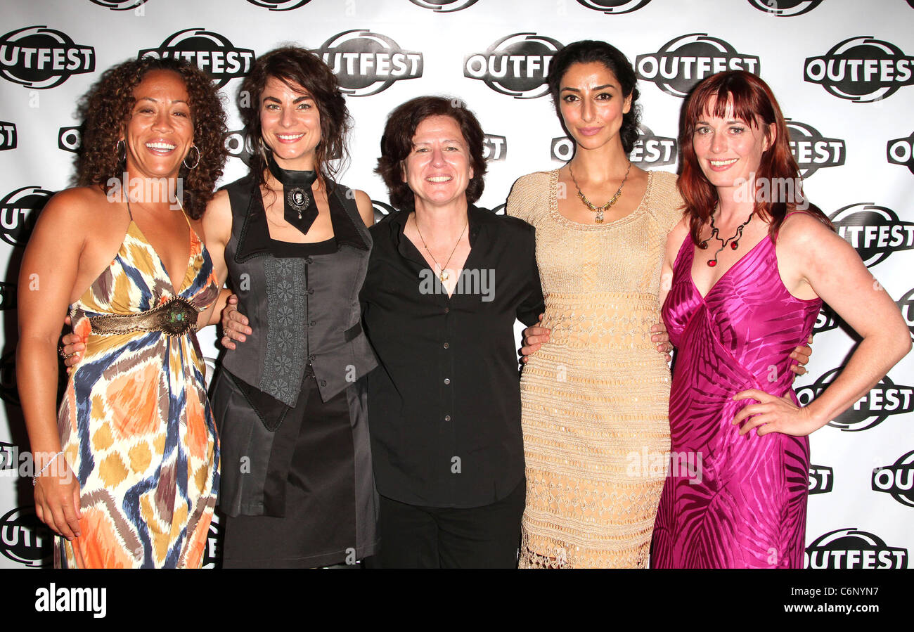 Erika Ringor, Traci Dinwiddie, Direktor Nicole Conn, Necar Zadegan und ...