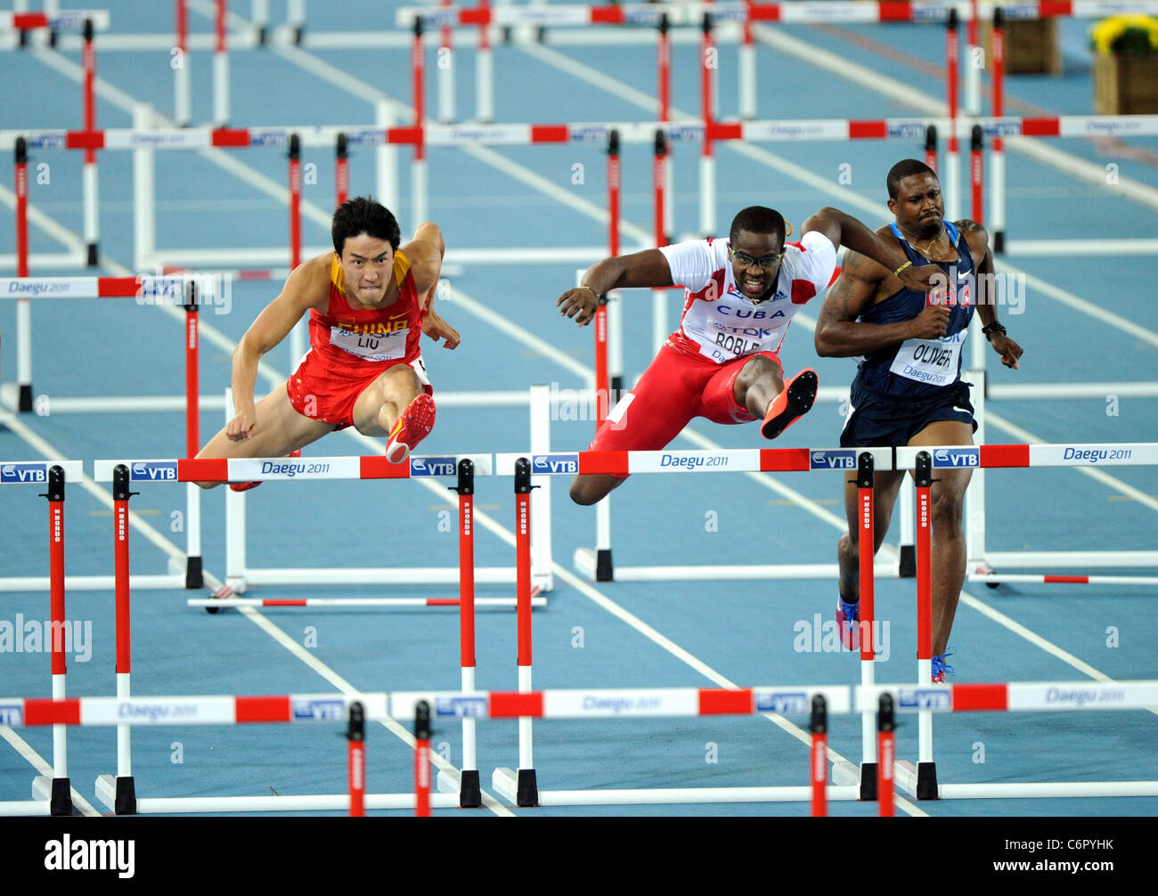 Mens 110m hurdles -Fotos und -Bildmaterial in hoher Auflösung – Alamy