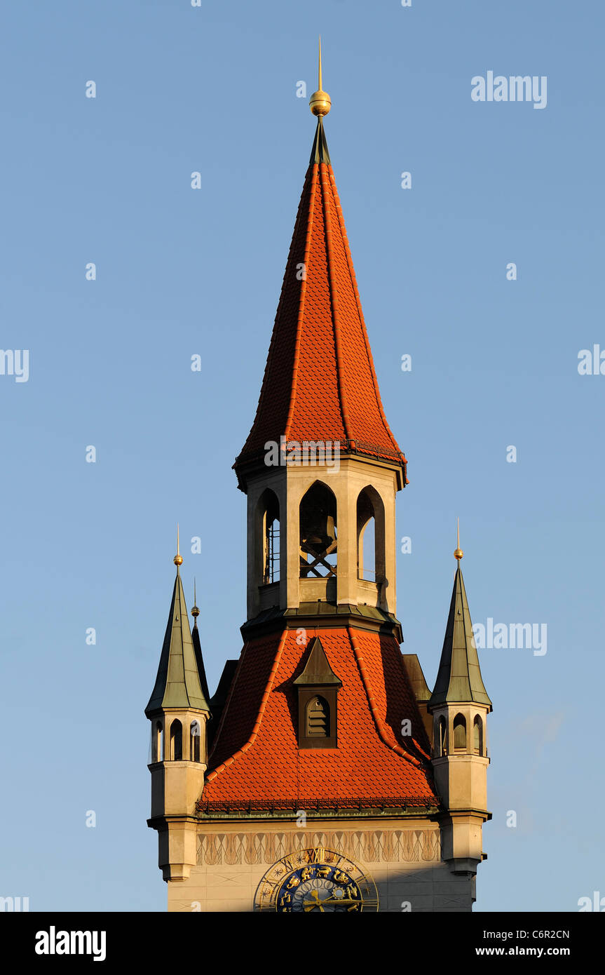 Das historische alte Rathaus, die Altes Rathaus in München, Deutschland ...