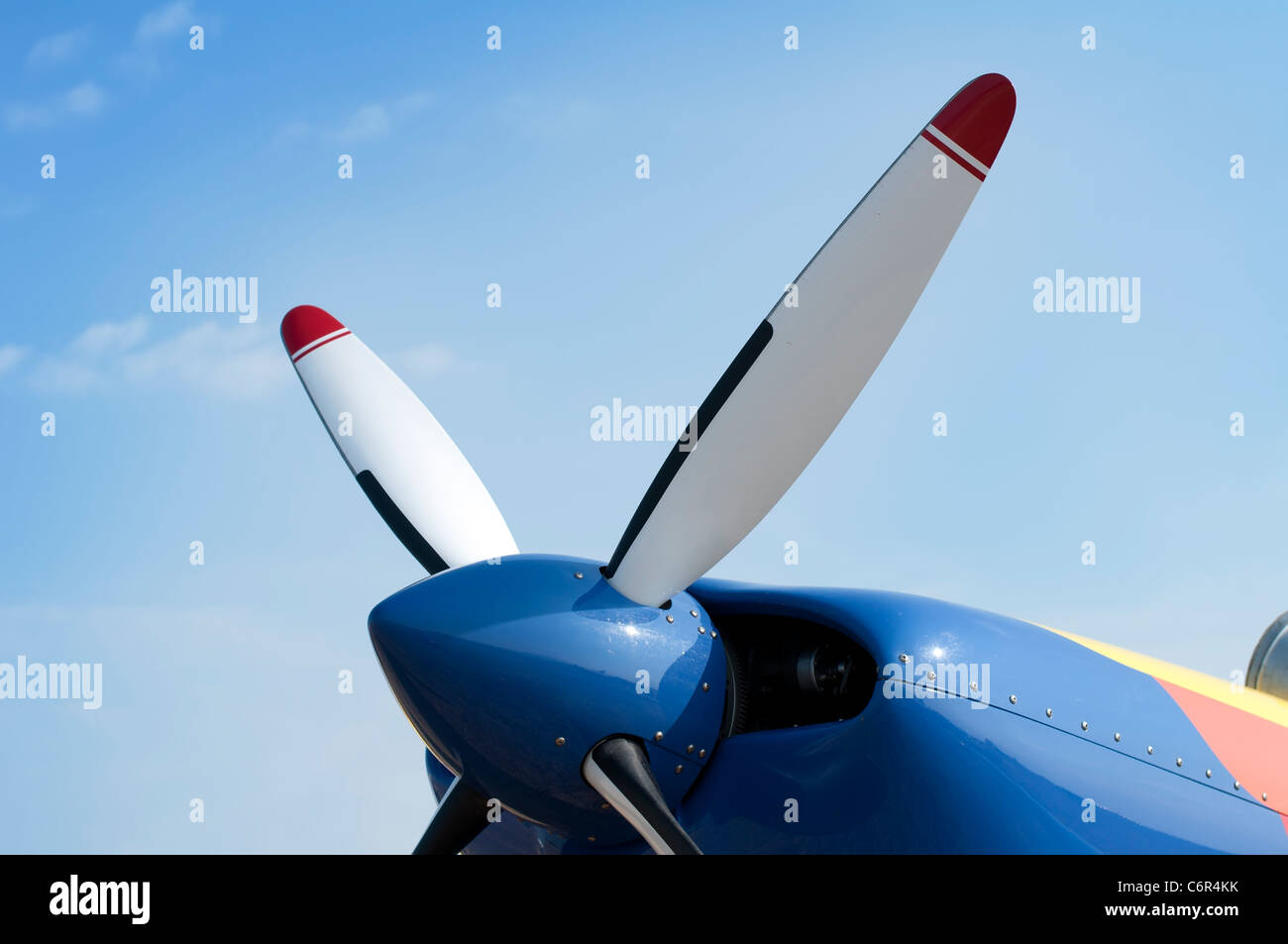 Propeller auf dem flugzeug Stockfotos und -bilder Kaufen - Alamy