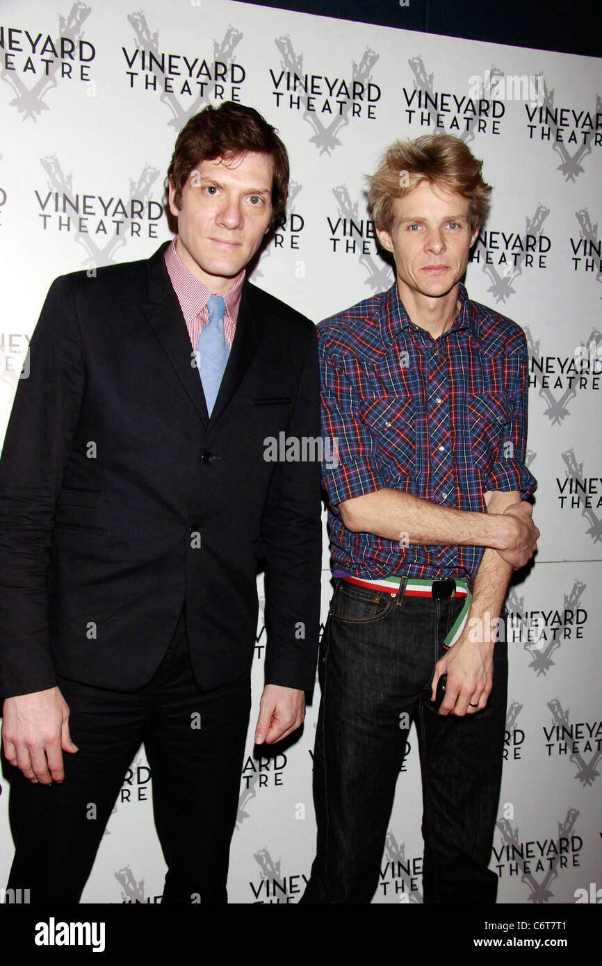 Adam Rapp und Gast Abfahrt die Eröffnung der Off-Broadway spielen "The ...