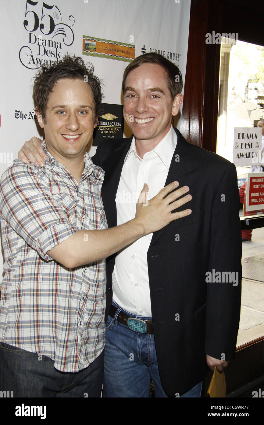 Christopher Fitzgerald und Sam Breslin Wright The 2010 Drama Desk Award ...