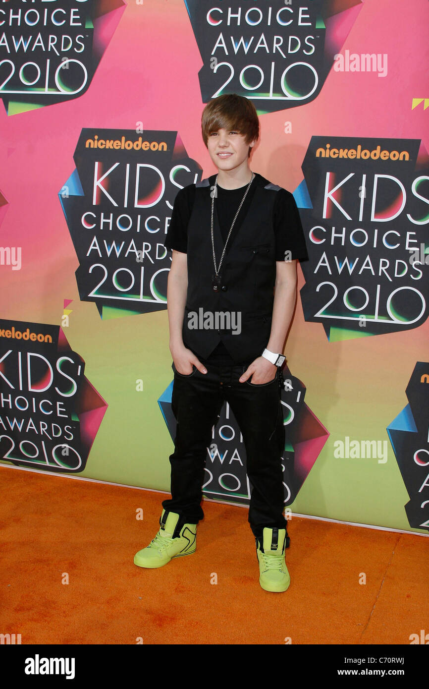 Justin Bieber Nickelodeon 23. Annual Kids' Choice Awards - Ankunft am ...