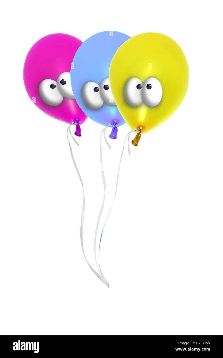 Comic luftballons Ausgeschnittene Stockfotos und -bilder - Alamy