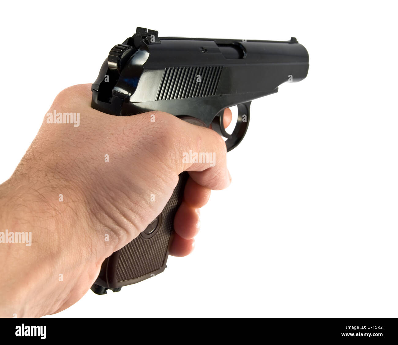 Schwarze waffe -Fotos und -Bildmaterial in hoher Auflösung – Alamy