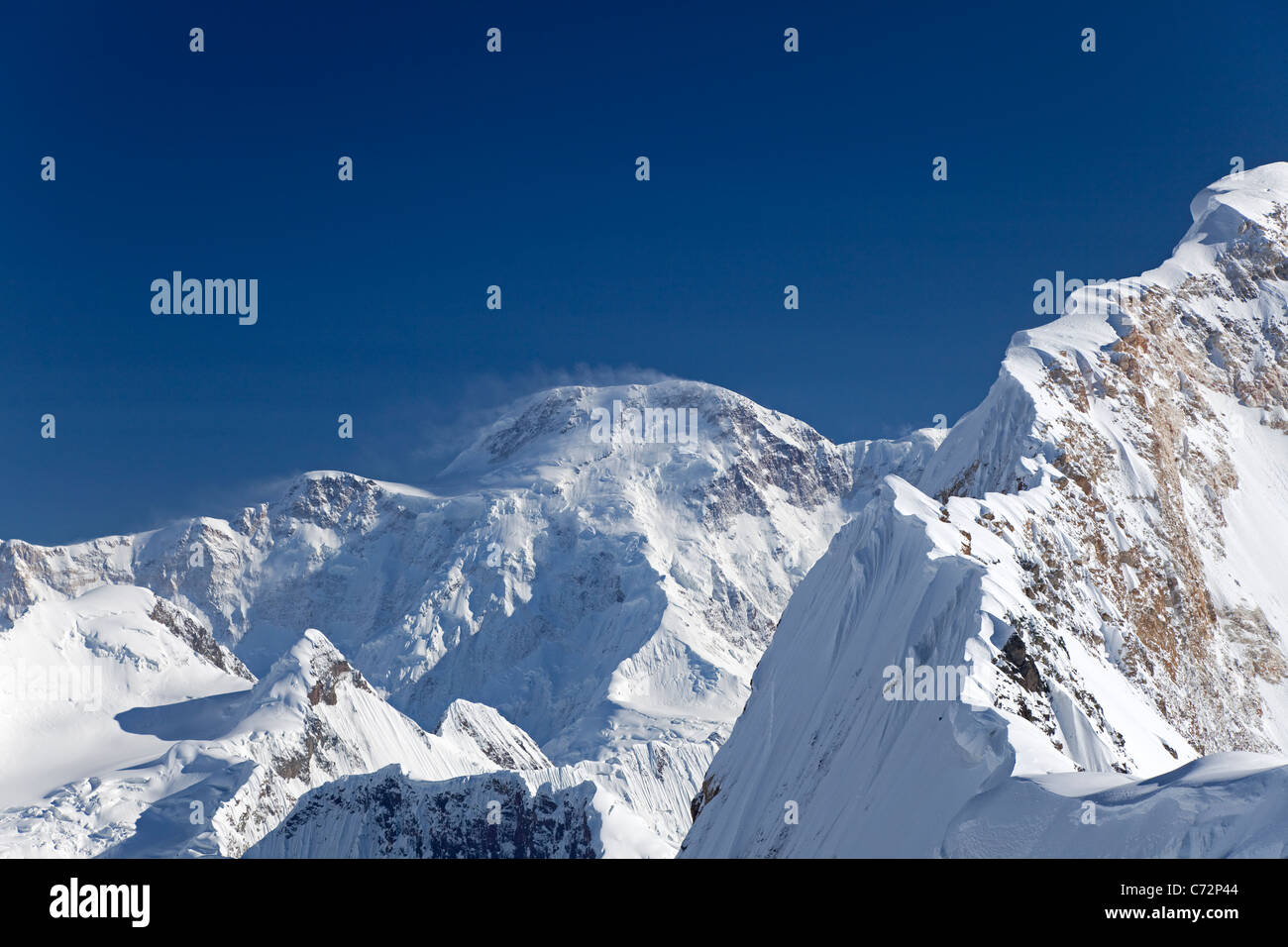 North Bergen Peak Pobeda und Rand des Tschapajew Peak Khan Tengri Peak ...