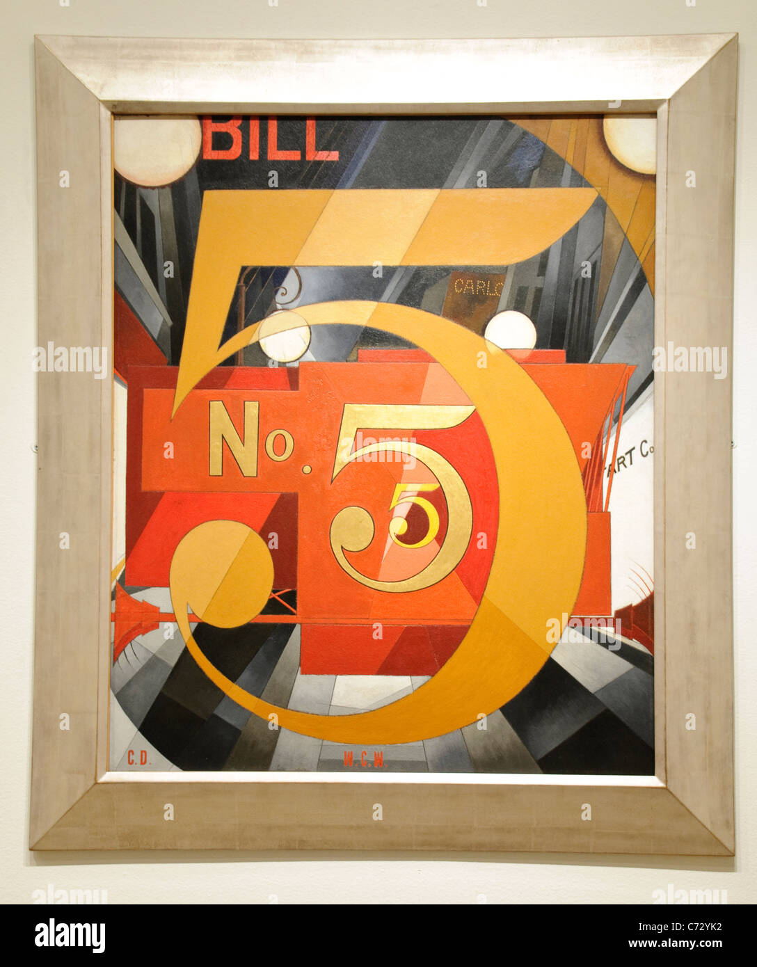 I saw the figure 5 in gold -Fotos und -Bildmaterial in hoher Auflösung ...