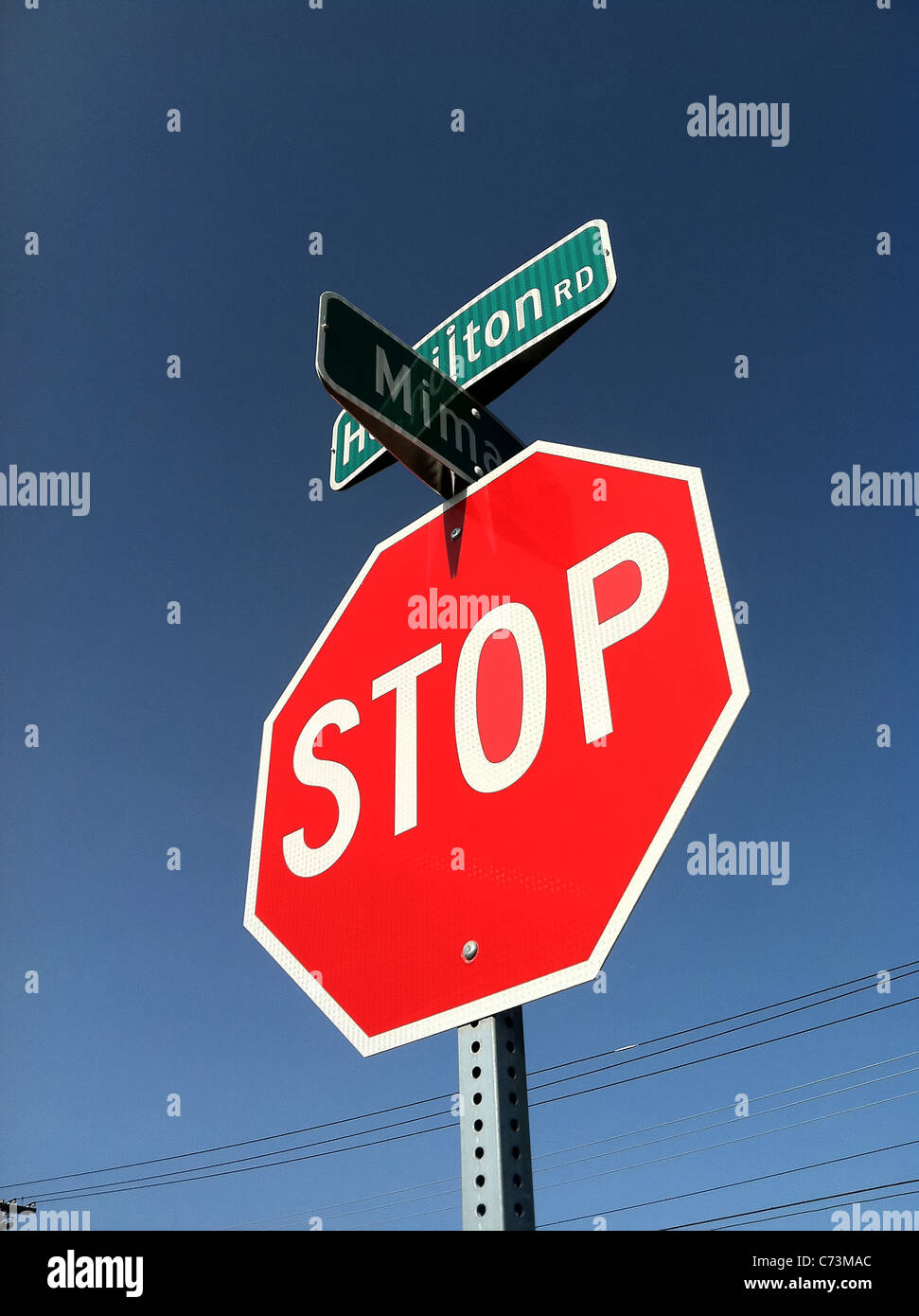 Octagon stop sign -Fotos und -Bildmaterial in hoher Auflösung – Alamy