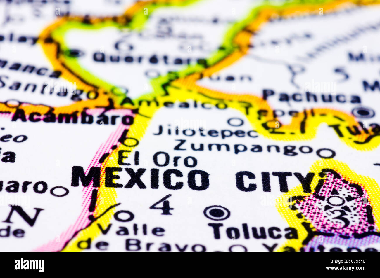 Mexico map -Fotos und -Bildmaterial in hoher Auflösung – Alamy