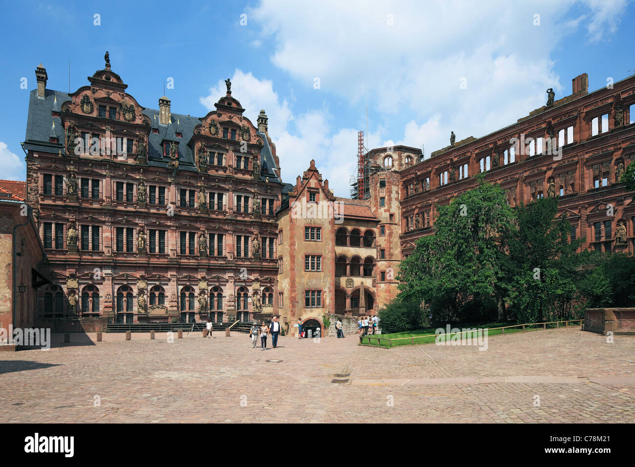 Schlosshof heidelberg -Fotos und -Bildmaterial in hoher Auflösung – Alamy