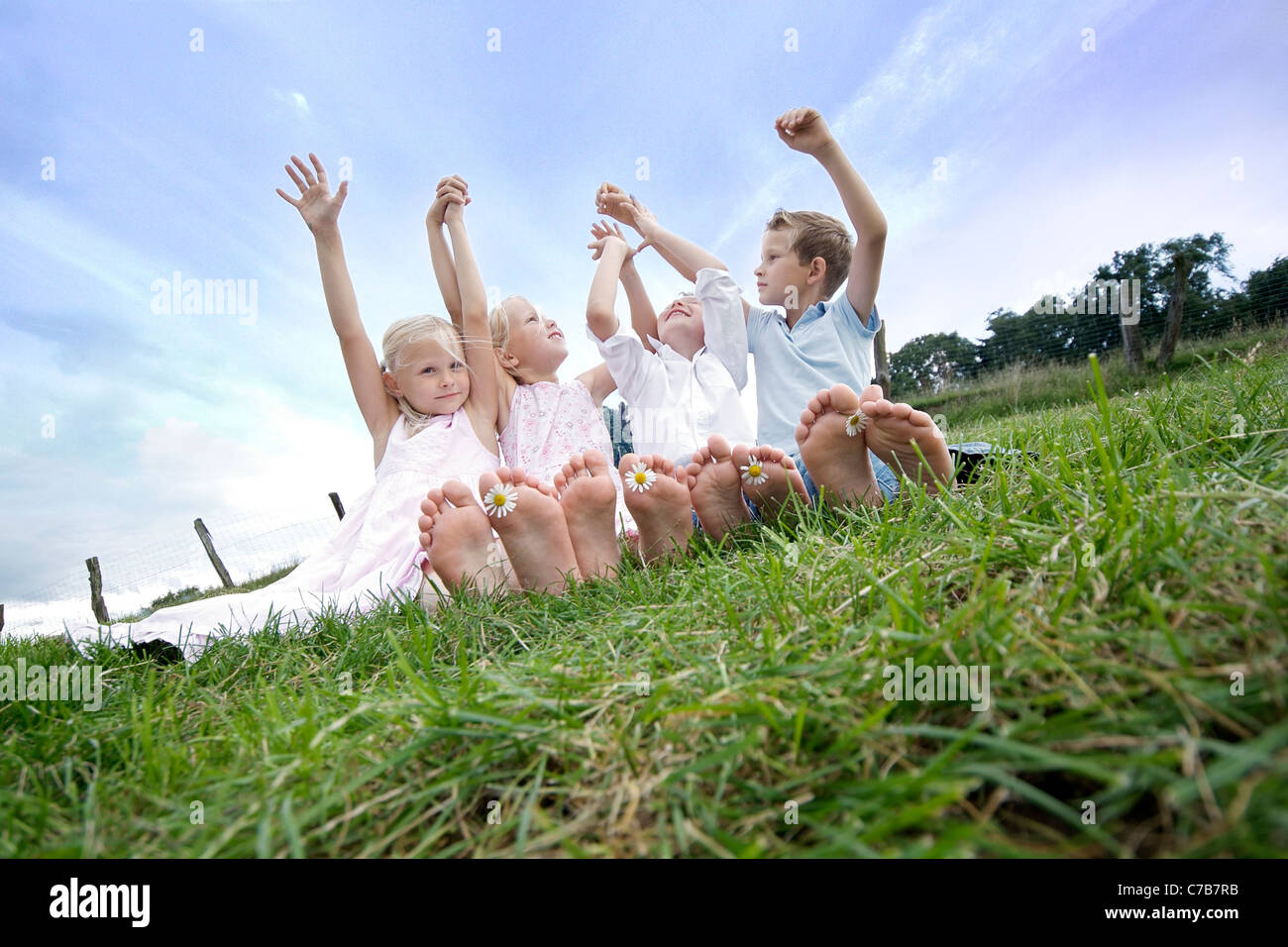 Kinder Barfub Stockfotos und -bilder Kaufen - Alamy