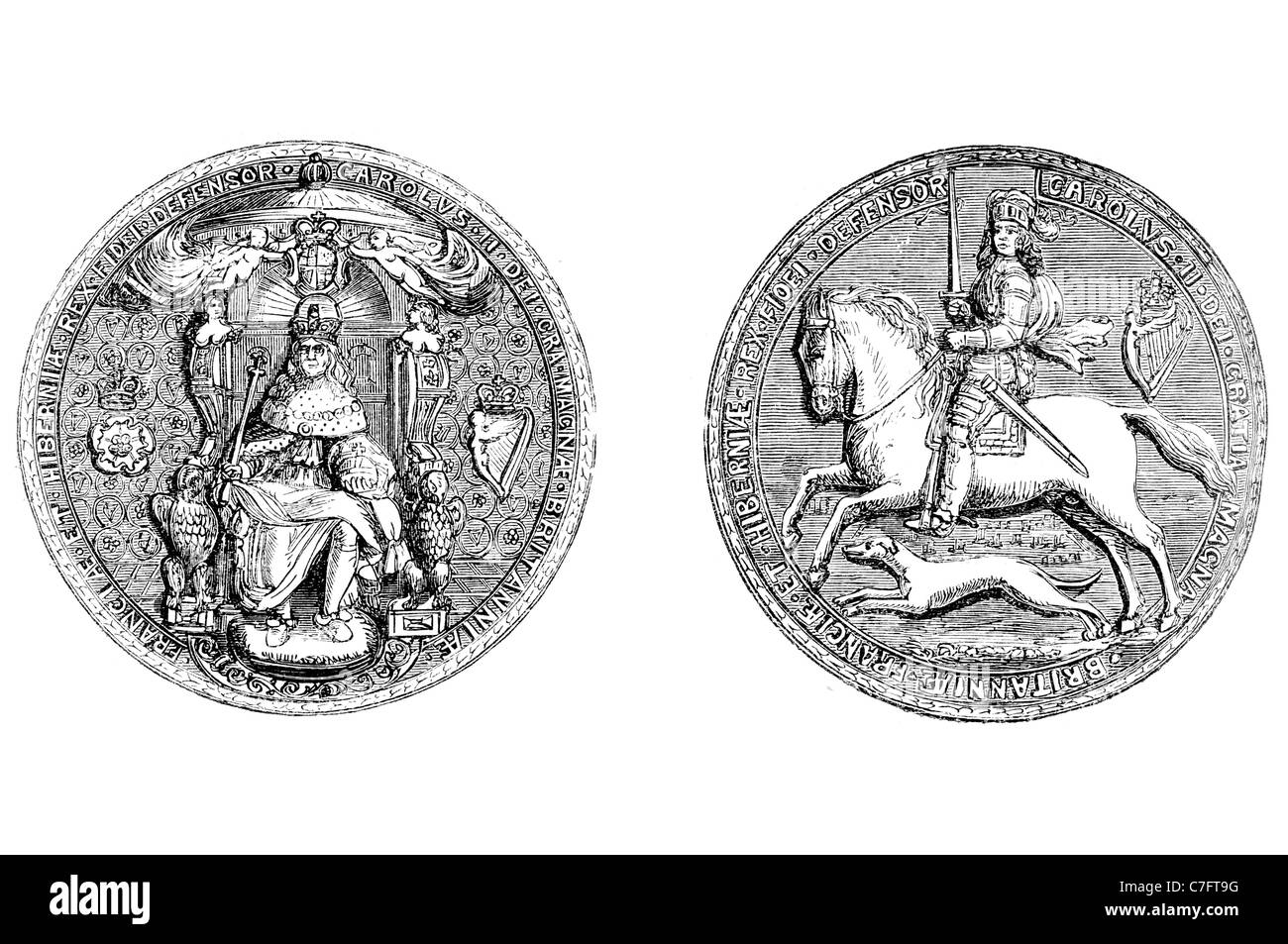 Große Siegel Reich Vereinigte Königreich England Großbritannien ...