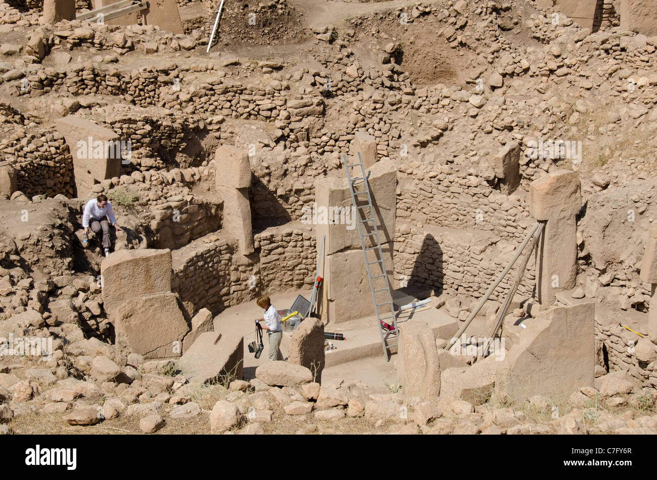 Türkei, Anatolien, Mesopotamien. Sanliurfa (aka Urfa). Göbekli Tepe ...