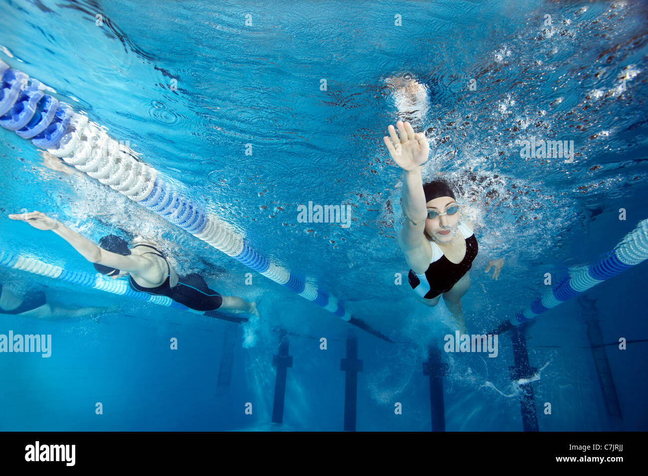 Wettkampf Schwimmerin Stockfotos und -bilder Kaufen - Alamy