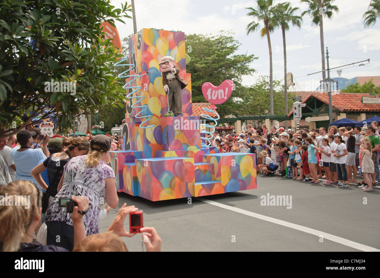 Carl von oben in den Disney-Pixar-Countdown zum Spaß parade in Walt ...