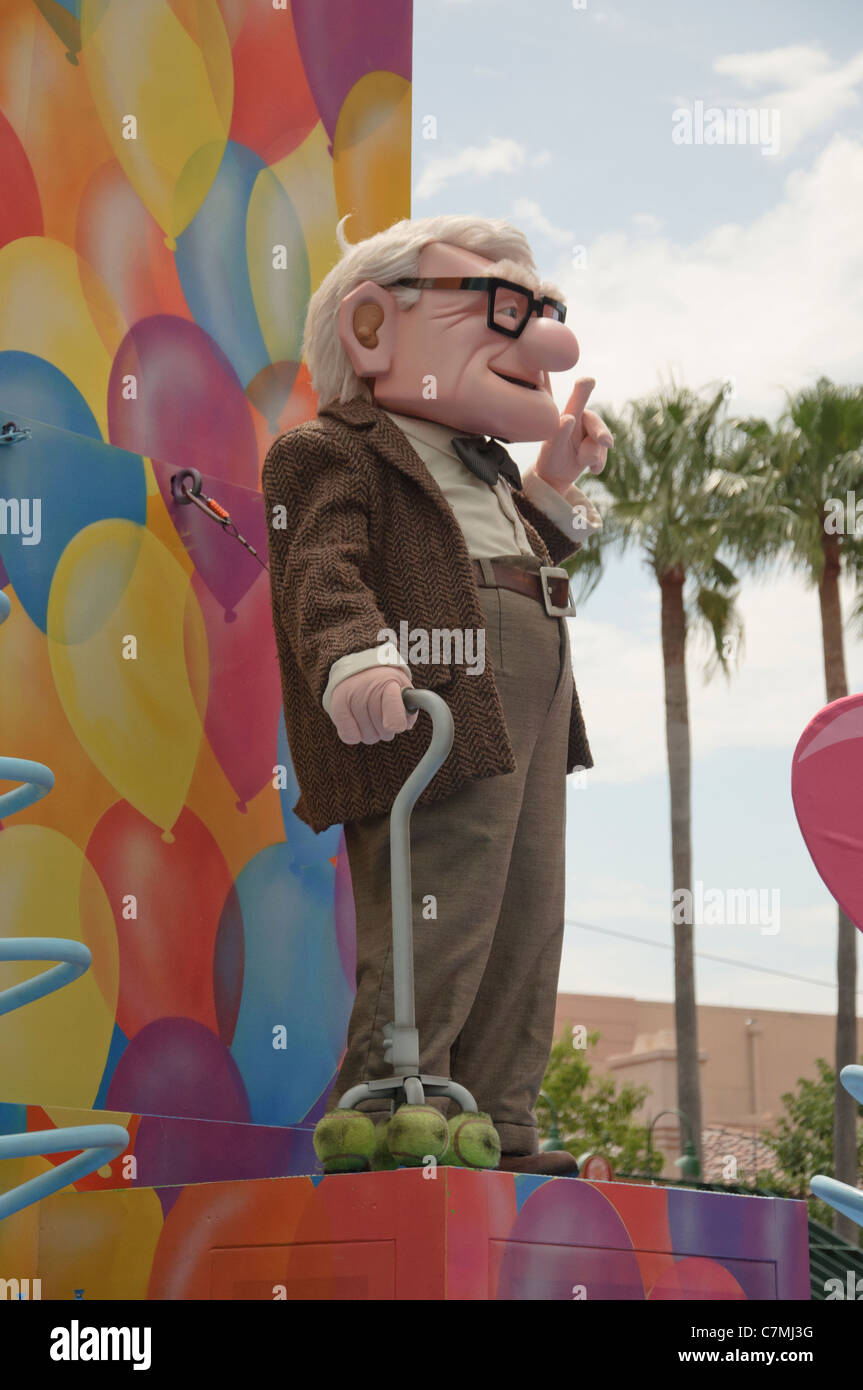 Carl von oben in den Disney-Pixar-Countdown zum Spaß parade in Walt ...