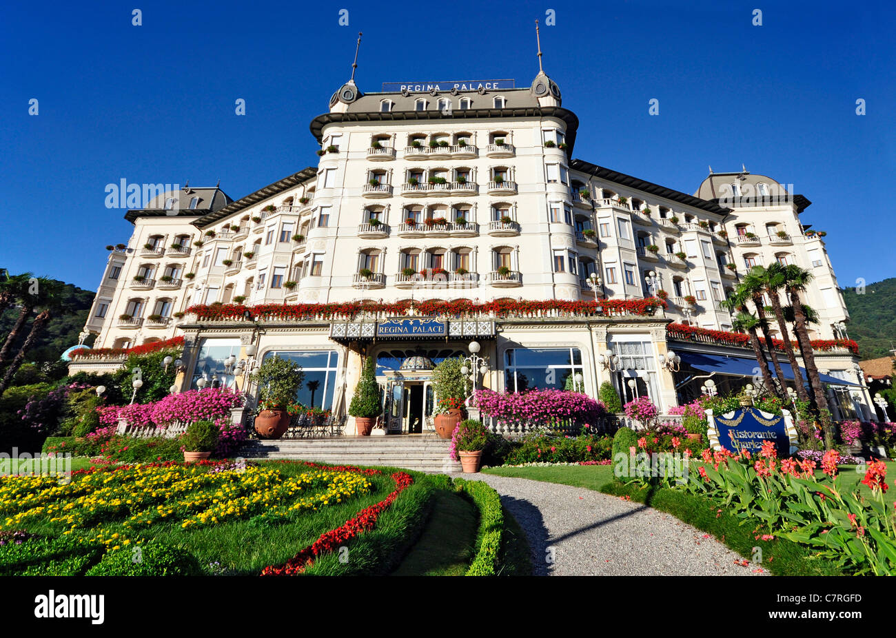 Regina Palast Hotel Stresa See Maggiore Italien Stockfotos und -bilder ...