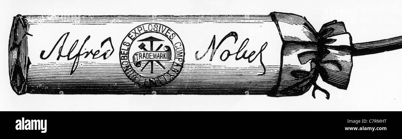 Alfred Nobel Dinamite Preto E Branco História Da Família Origem E