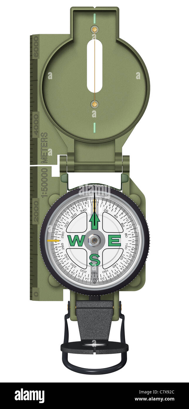 Lensatic compass -Fotos und -Bildmaterial in hoher Auflösung – Alamy