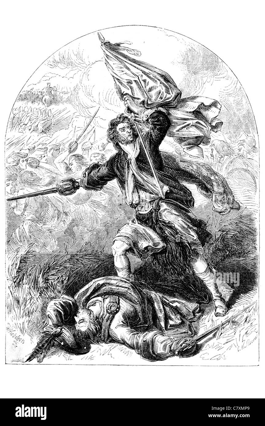 Clan MacDonell Glengarry kostenlos Donald Flagge Farben Schwert Krieg ...