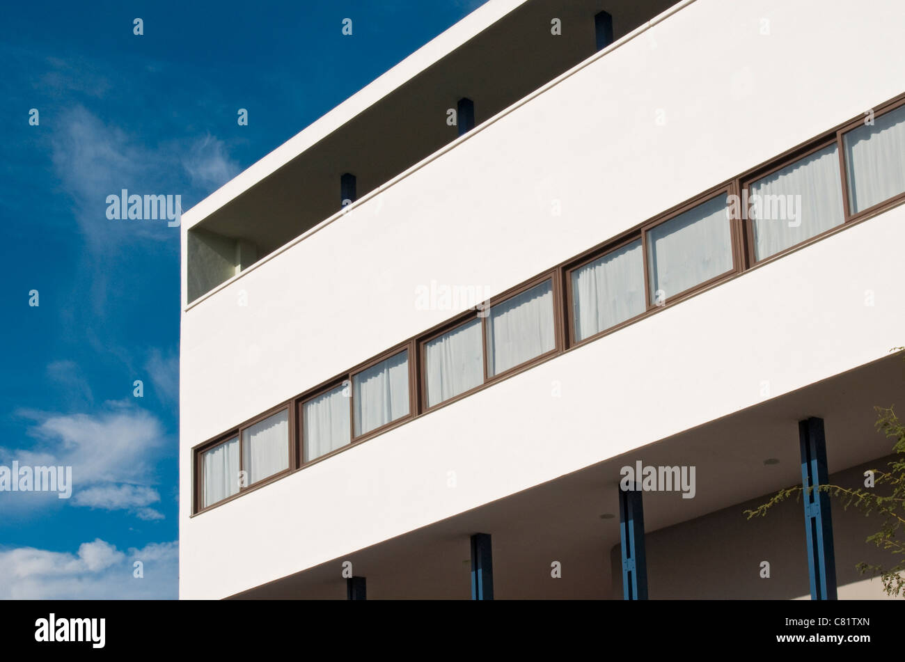 Architekturdetail, Houe von Le Corbusier und Pierre Jeanneret ...