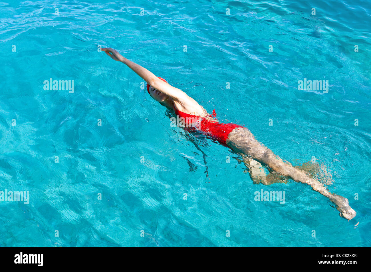 Schwimmen Im Meer